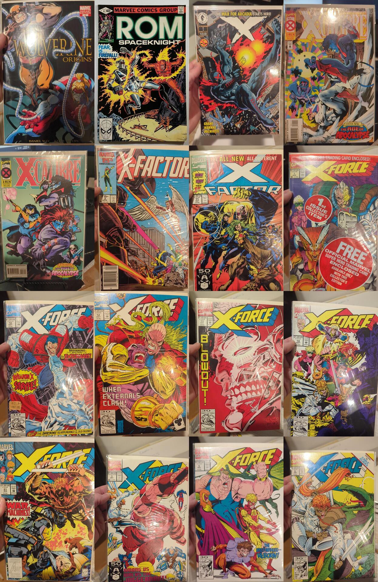 Lot of 16 Comics (See Description) X Force, X Calibre, X Factor ...