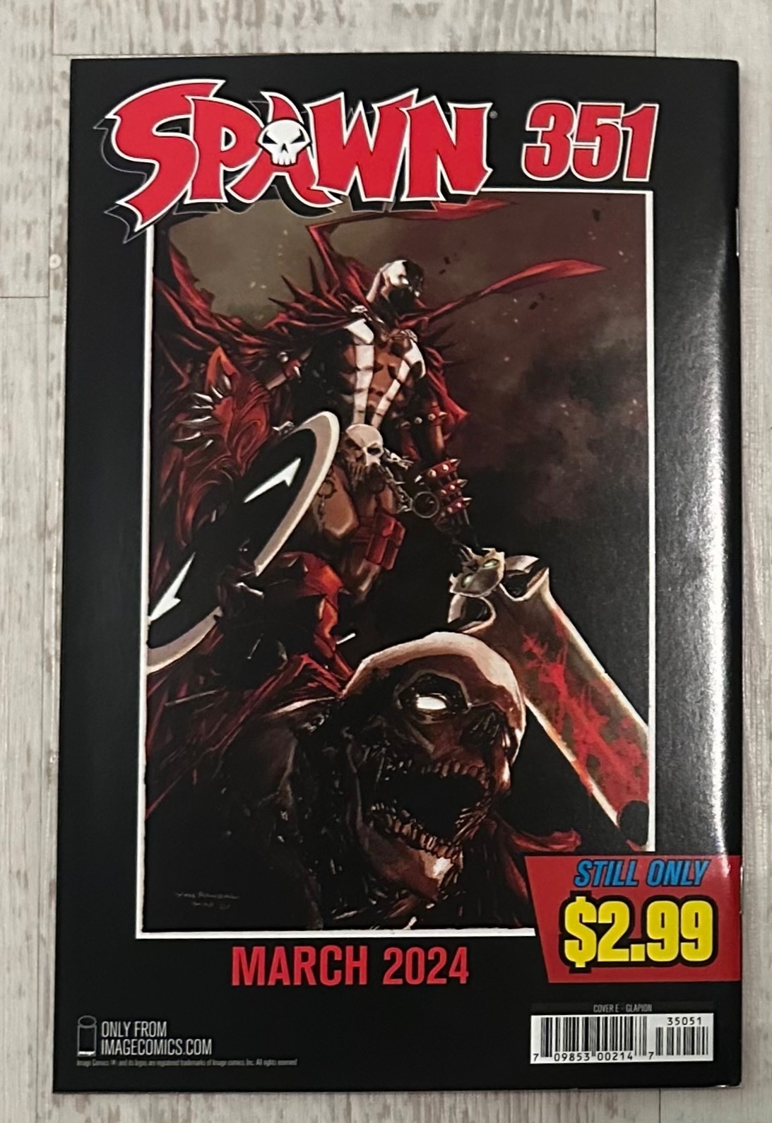 Spawn #350 Cover E (2024) KEY: Death of Sinn, Nyx Becomes Queen of Hell ...