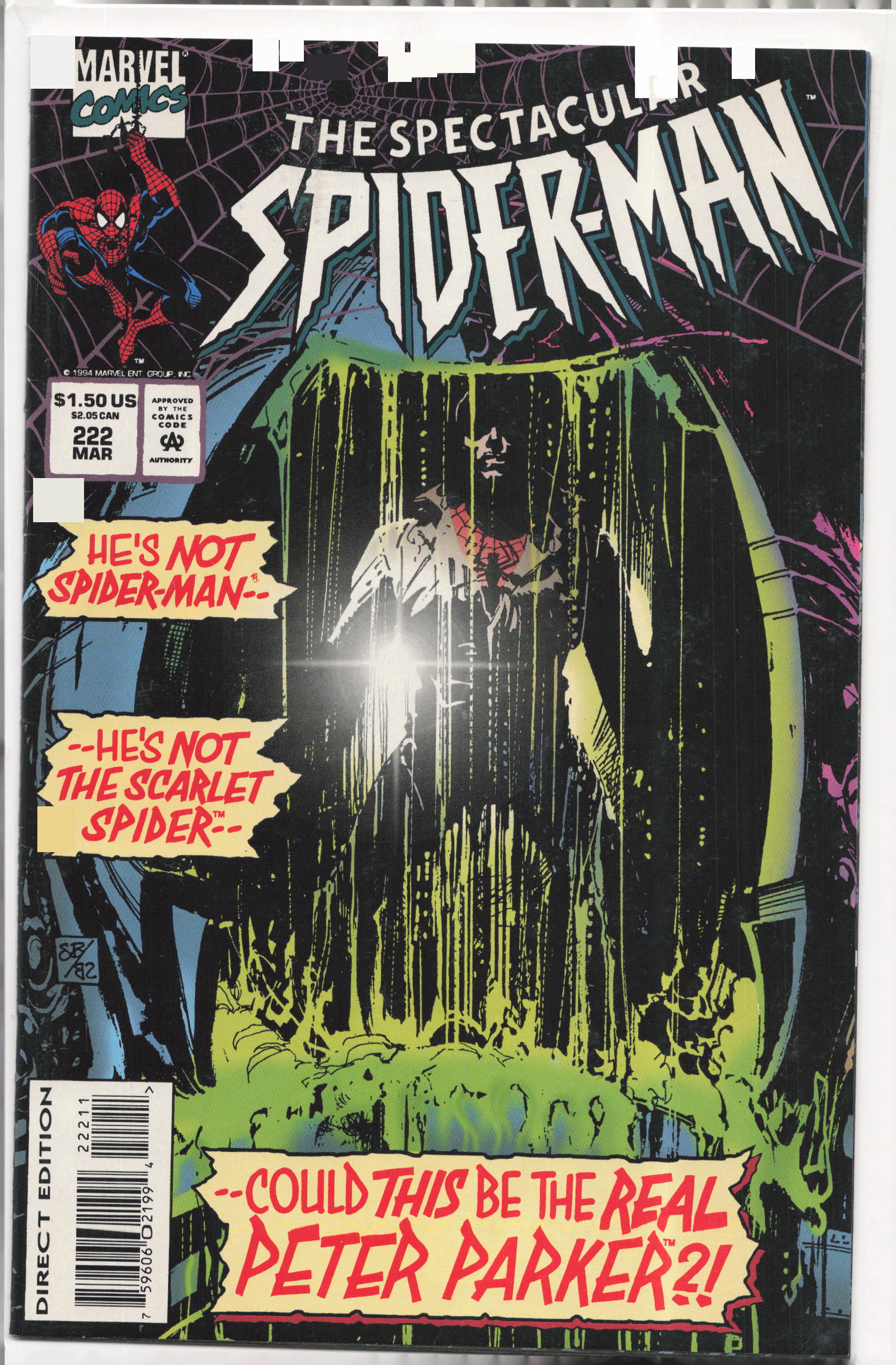 The Spectacular Spider-Man #222 (1995) Spider-Man [Key Issue] | Comic ...