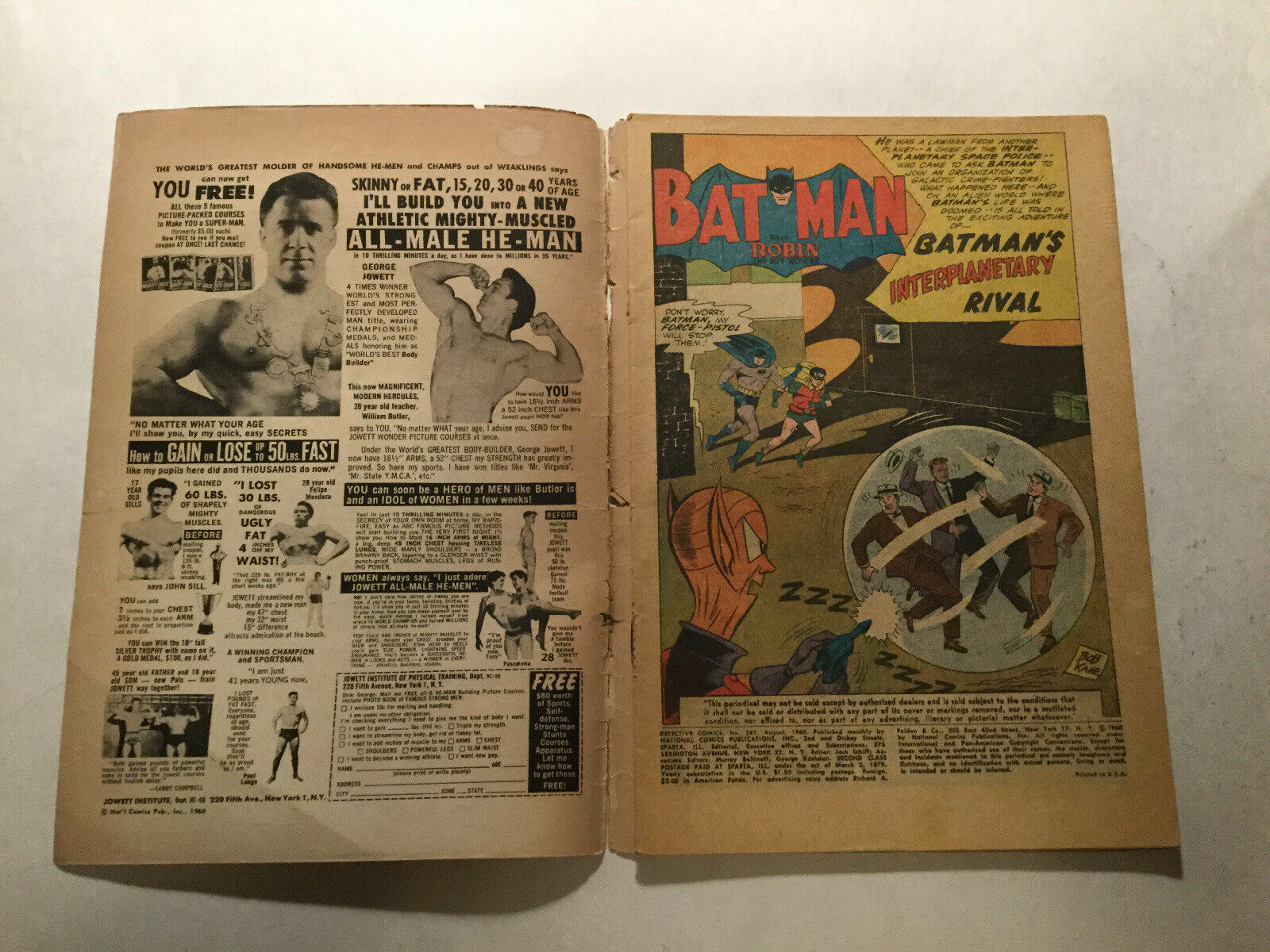 Detective Comics 282 Good Gd 2.0 Cover Detached Dc Comics | Comic Books ...