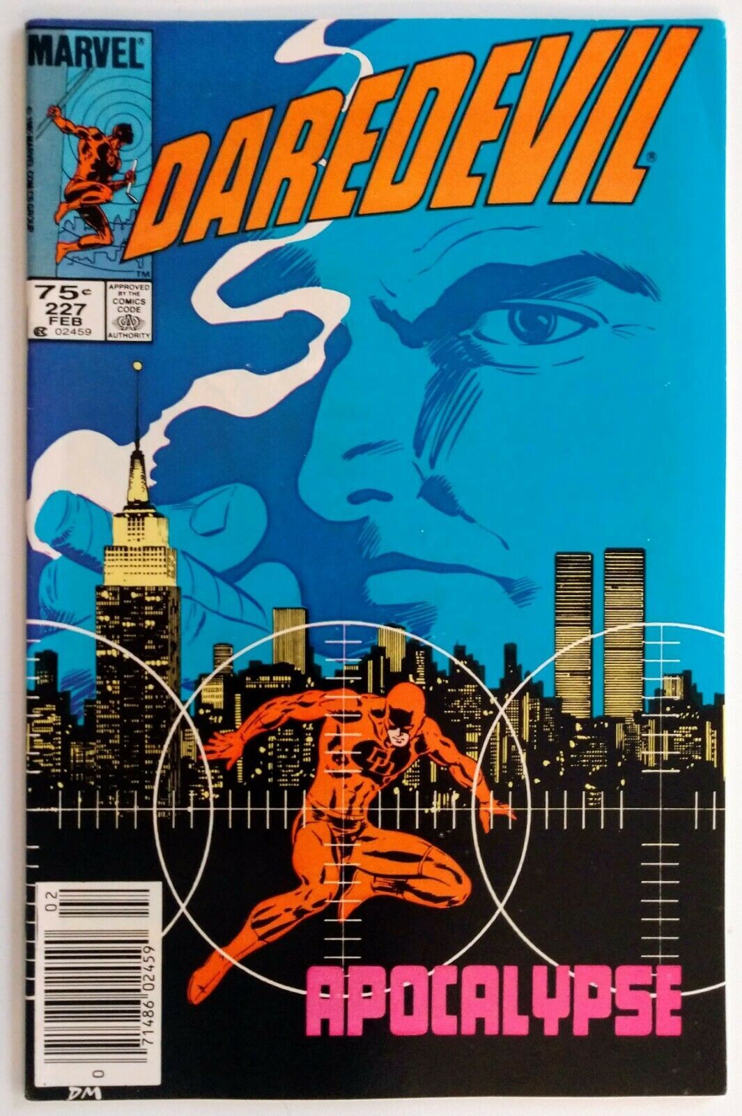 Daredevil #227 NEWSSTAND, Kingpin discovers Daredevil's identity ...