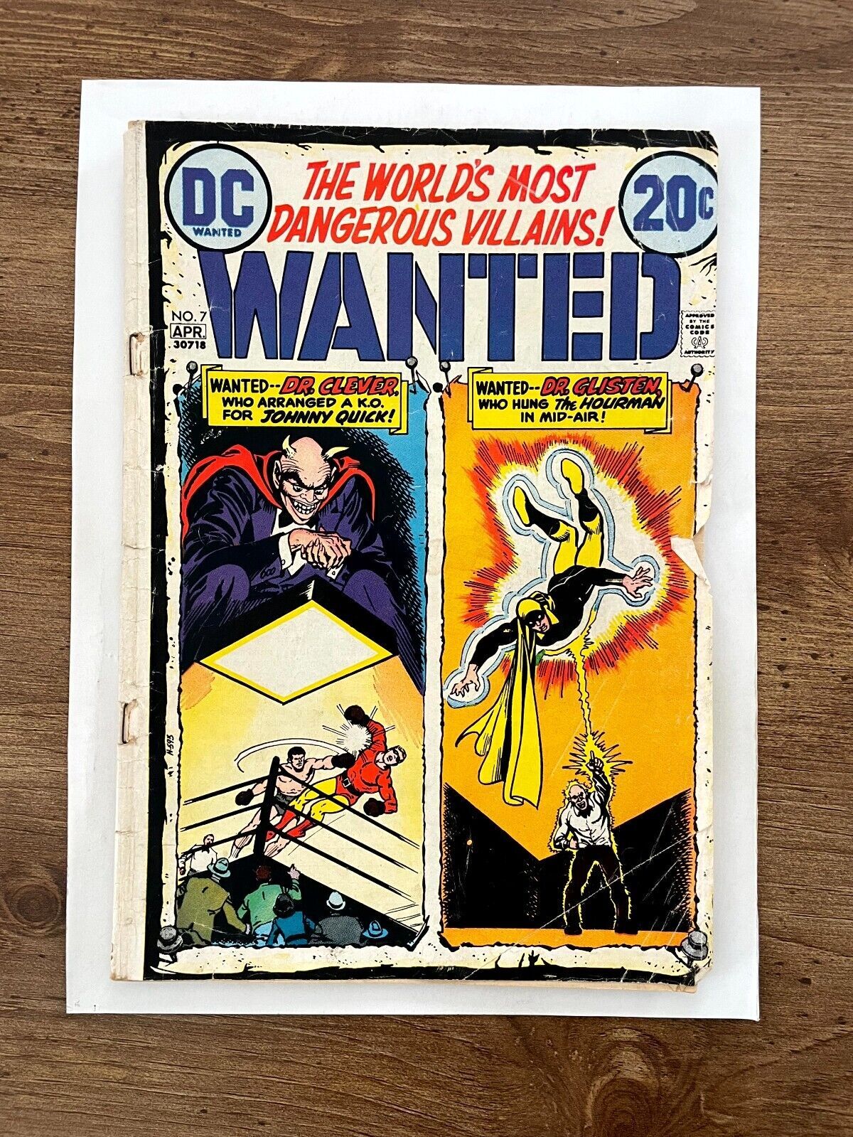 Wanted # 7 VG- DC Bronze Age Comic Book Superman Batman Flash Aquaman ...