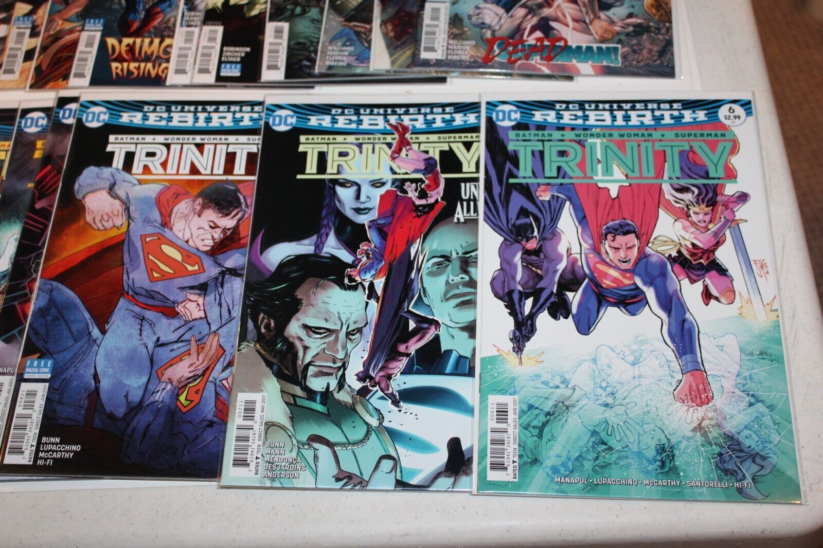 Complete Set Trinity 1-22 Annual 2016 NM BOARDED DC Rebirth Batman ...