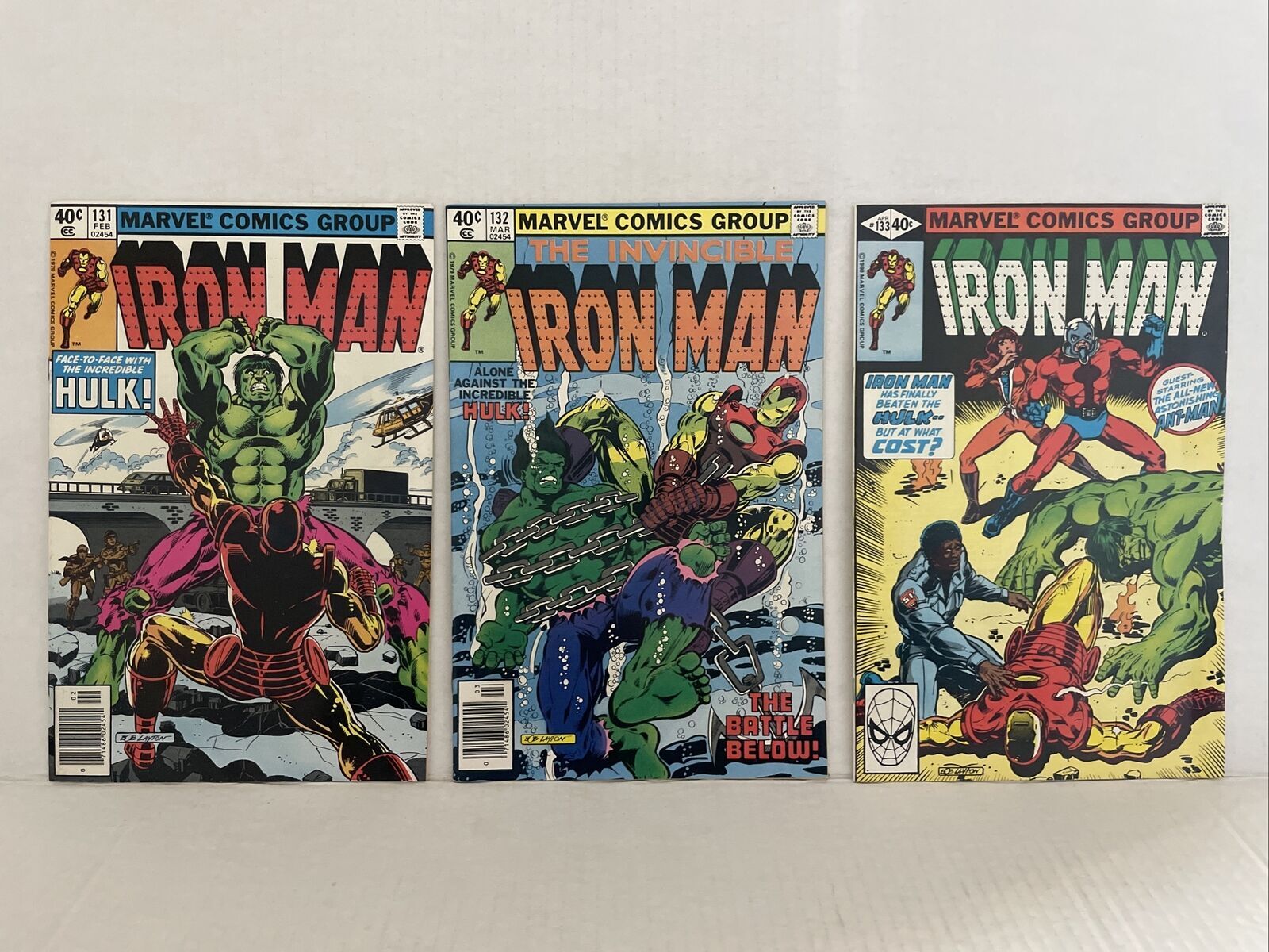 Iron Man #131 132 & 133 Lot Of 3 Incredible Hulk | Comic Books - Bronze ...