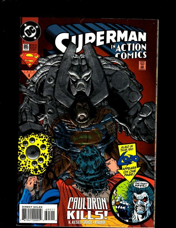 11 Action Comics DC Comic Books 686 687 687 688 689 689 691 692 693 694 ...