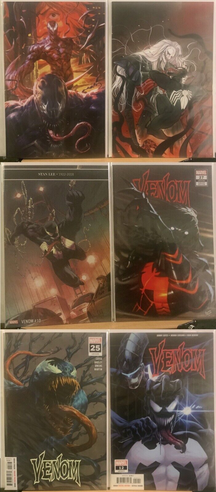 Venom 6 Random Comics Lot (Lot #043)VFN/NM Venom Spider-man Momoko ...