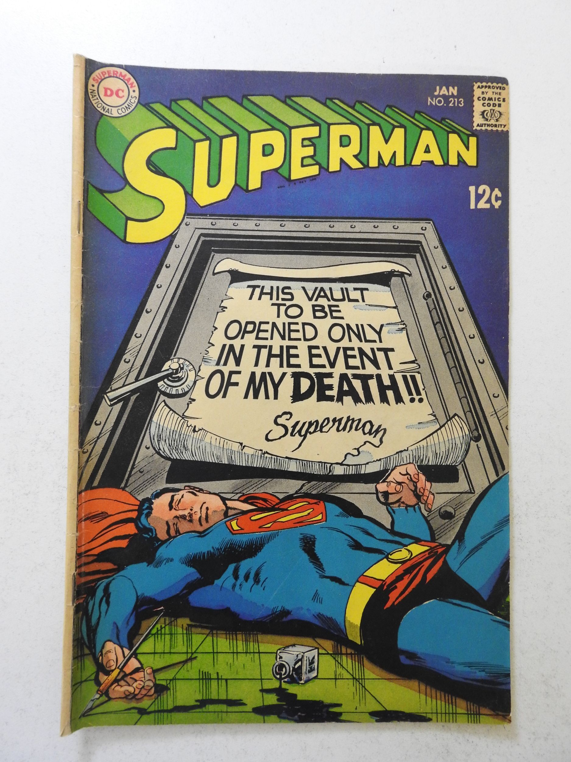 Superman #213 (1969) VG Condition | Comic Books - Silver Age, DC Comics ...
