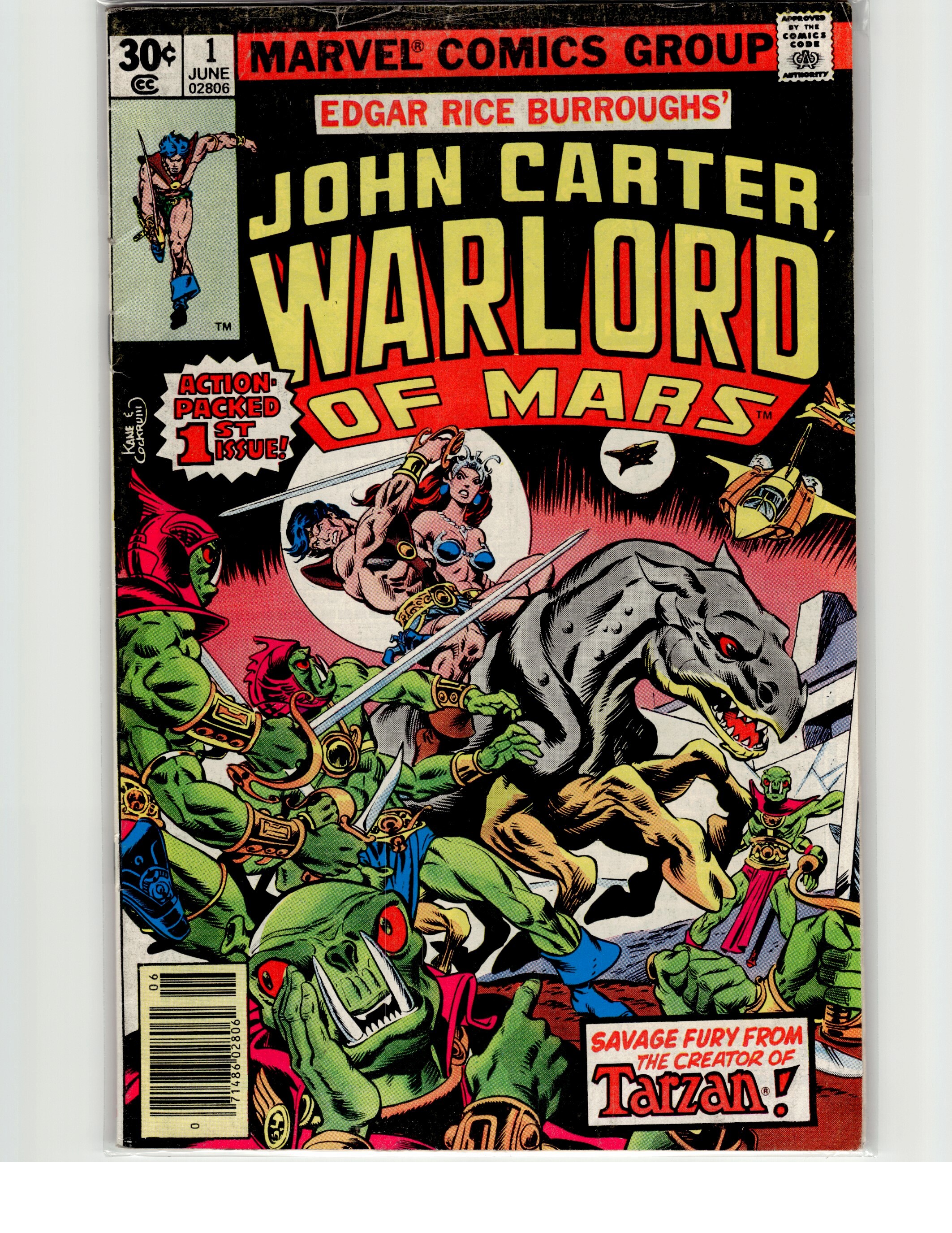 John Carter Warlord of Mars #1 (1977) John Carter Warlord of Mars [Key Issue] | Comic Books ...