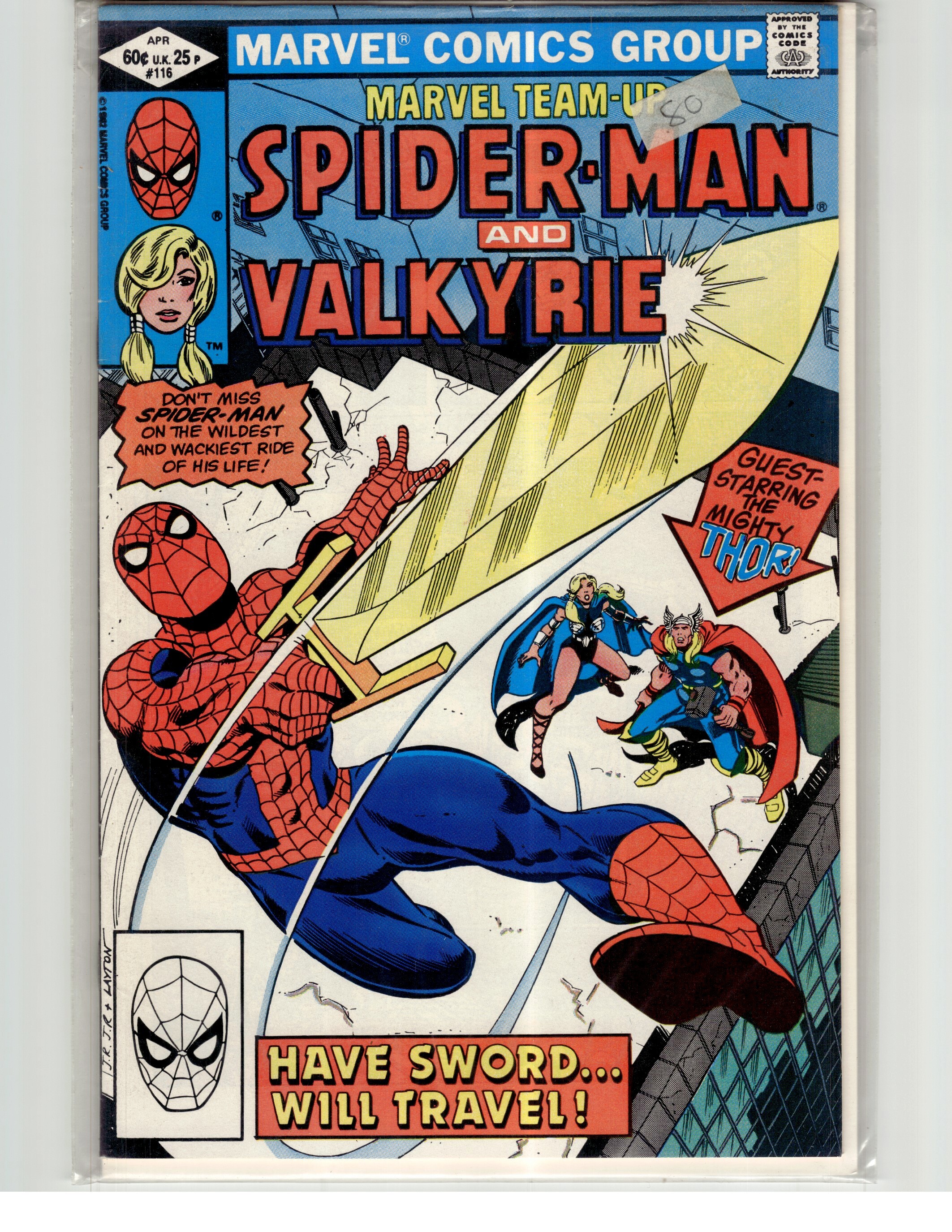 Marvel Team-Up #116 (1982) Valkyrie | Comic Books - Bronze Age, Marvel ...