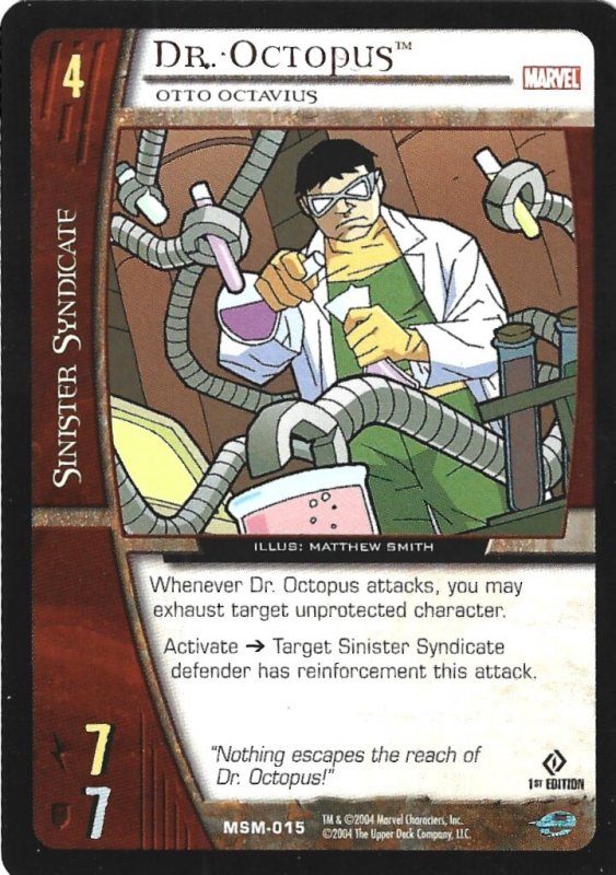 2004 Vs System Marvel - Web of Spider-Man #MSM-015 Dr Octopus | Comic ...