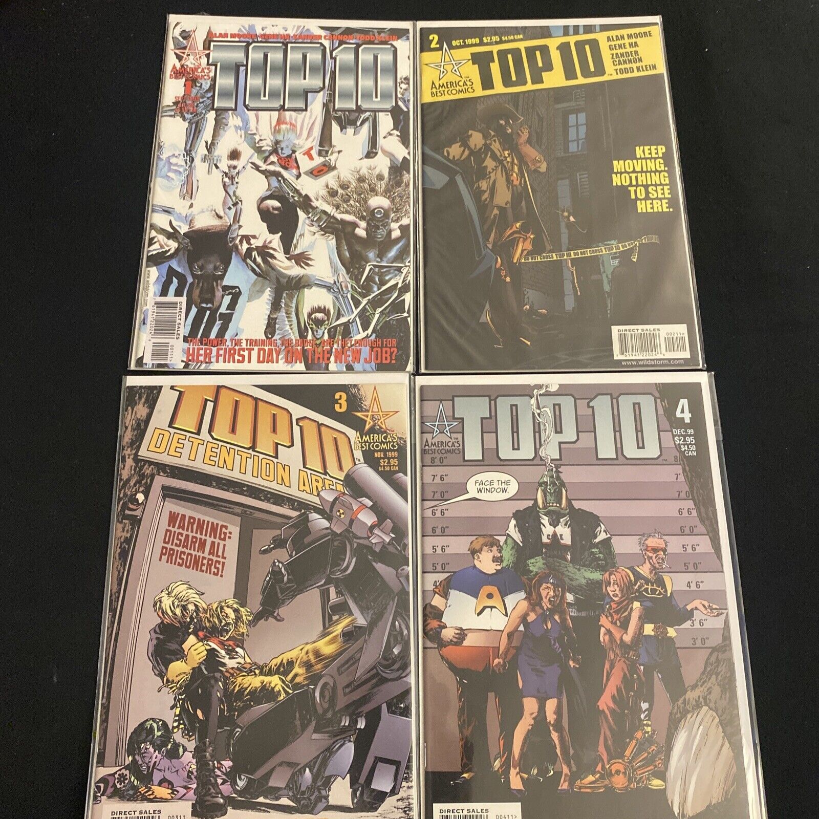 Americas Best Comics Top 10 (1999) #1 2 3 4 5 6 7 8 9 10 Alan Moore ...