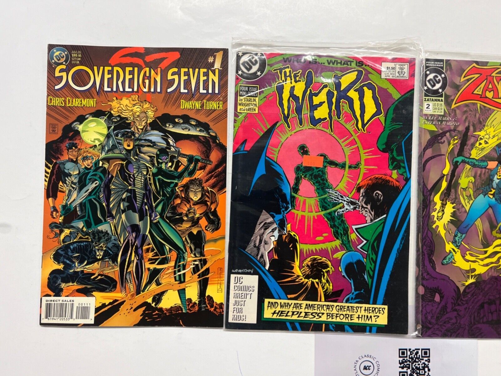 4 DC Comics Underworld # 1 + The Weird # 1 + S7 # 1 + Zatanna # 2 ...