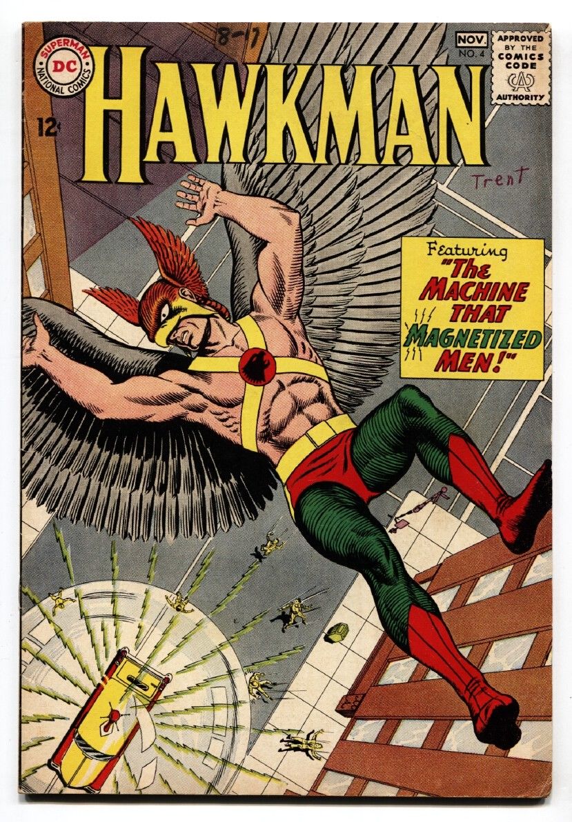 Hawkman #4 DC FN comic book 1st appearance of Zatanna Key Issue Silver ...