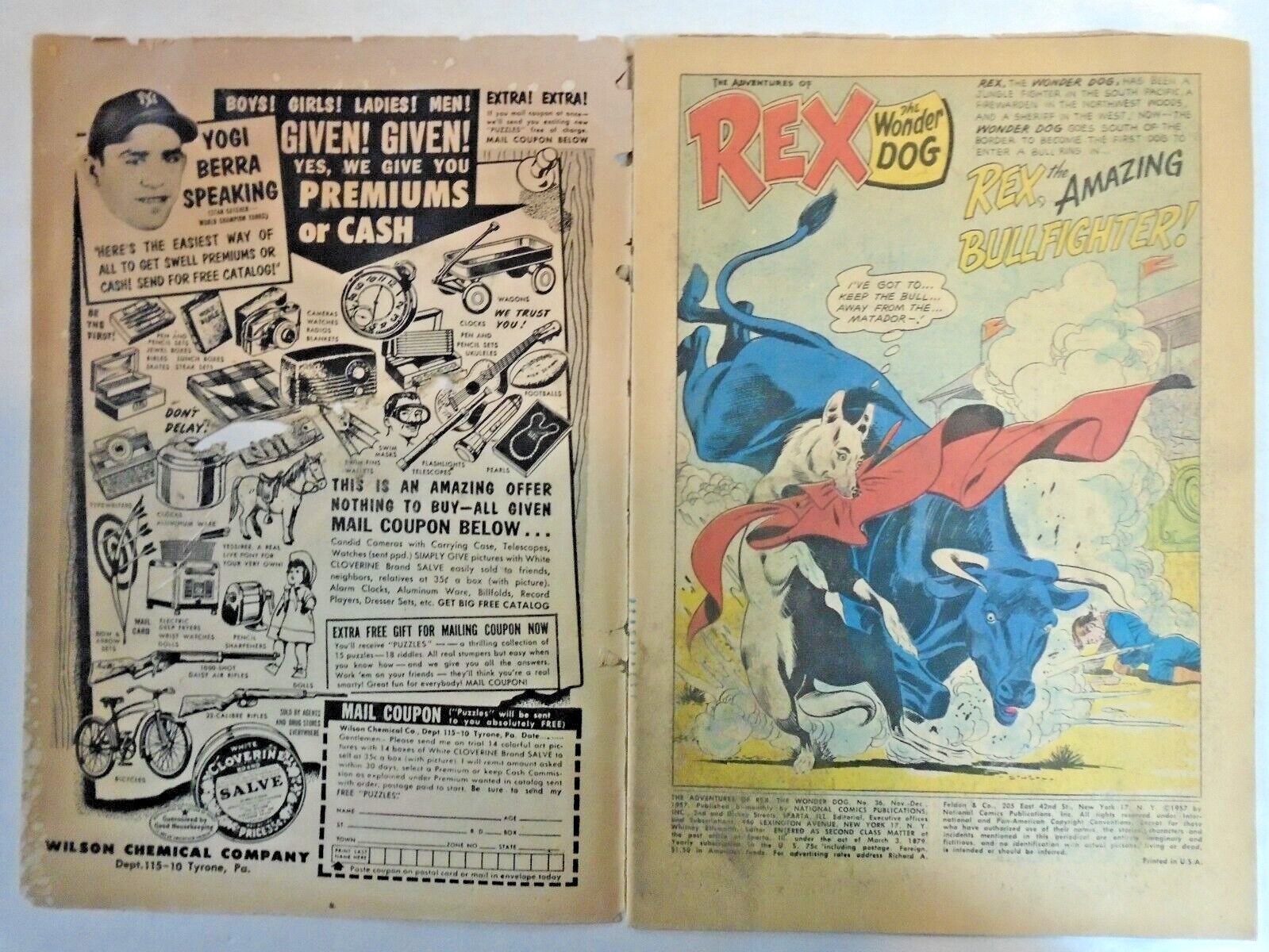Adventures of Rex the Wonder Dog #36 GVG (DC 1957) Scarce | Comic Books ...