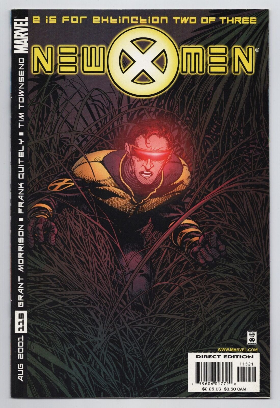 New X-Men #115 | 1st App Negasonic Teenage Warhead (Marvel, 2001) NM ...