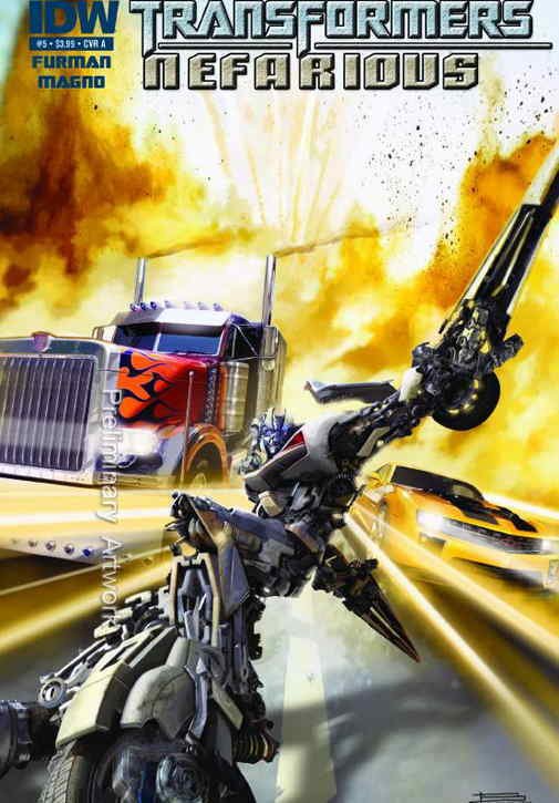 Transformers: Nefarious #5A VF; IDW | Revenge of the Fallen Sequel - we ...