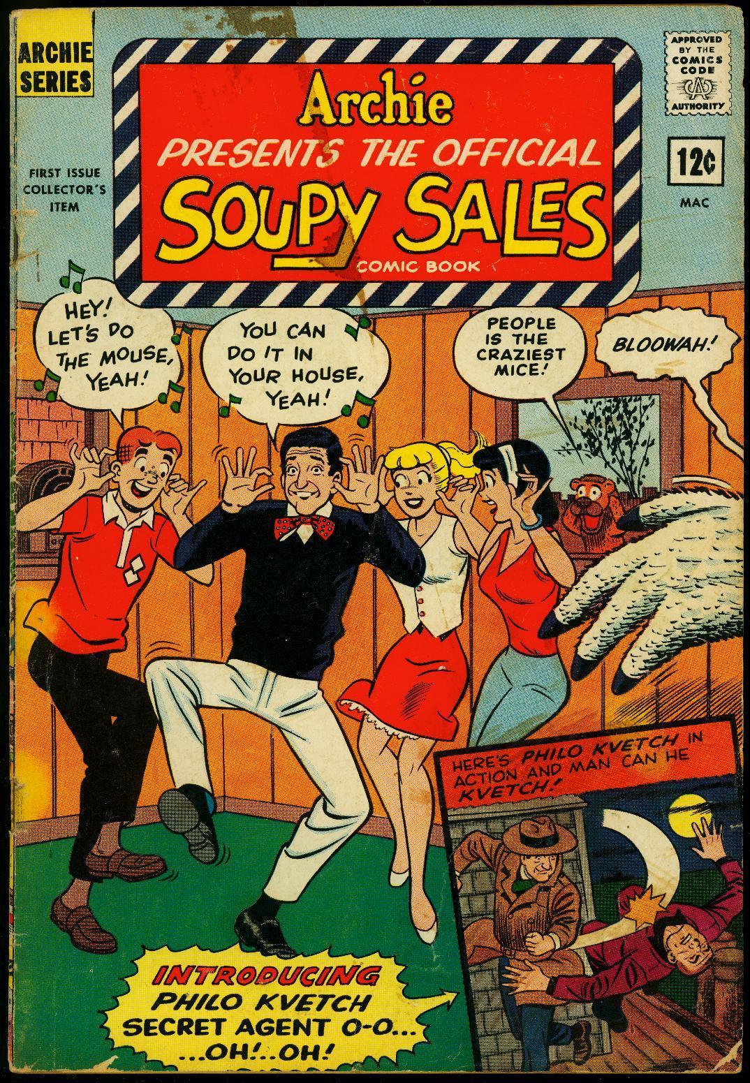 Archie Presents the Official Soupy Sales Comic Book #1 1965 G | Comic ...