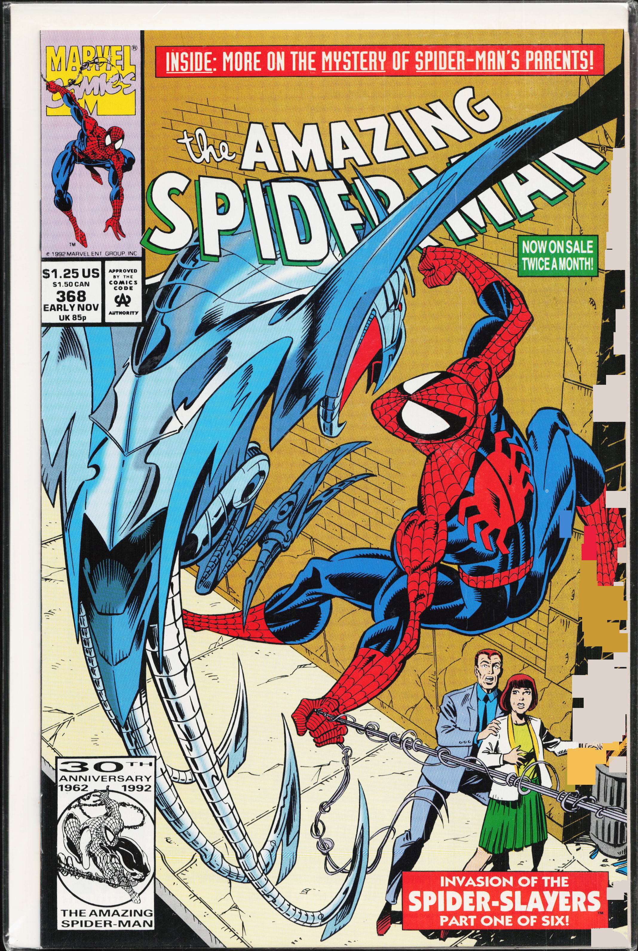 The Amazing Spider-Man #368 Direct Edition (1992) Spider-Man | Comic ...