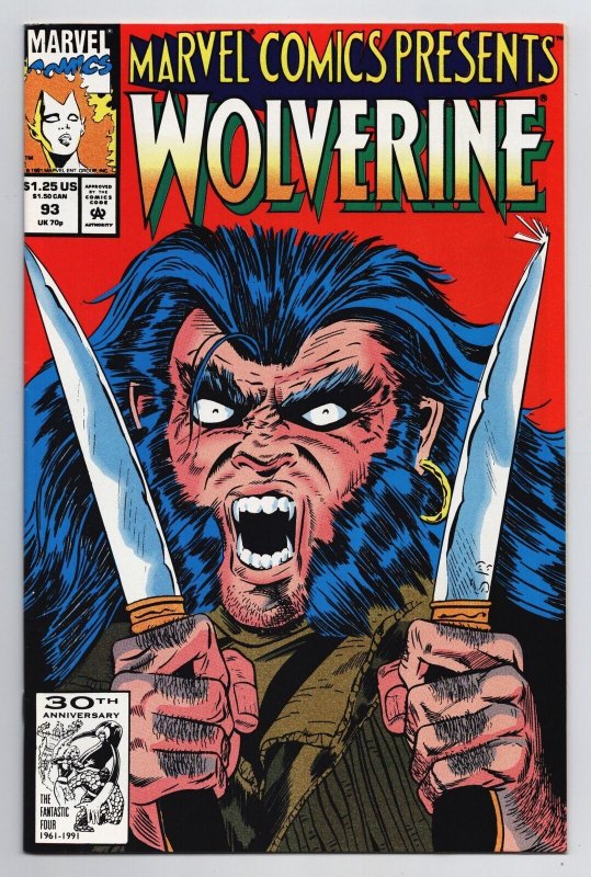 Marvel Comics Presents #93 Ghost Rider | Cable | Wolverine (1991) VF ...