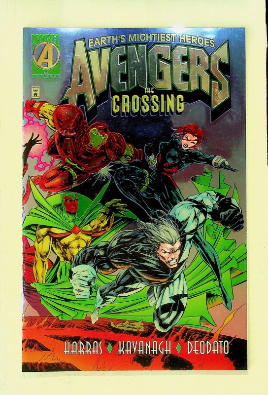 Avengers The Crossing-Earth's Mightest Heroes-Foil (Aug 1995, Marvel ...