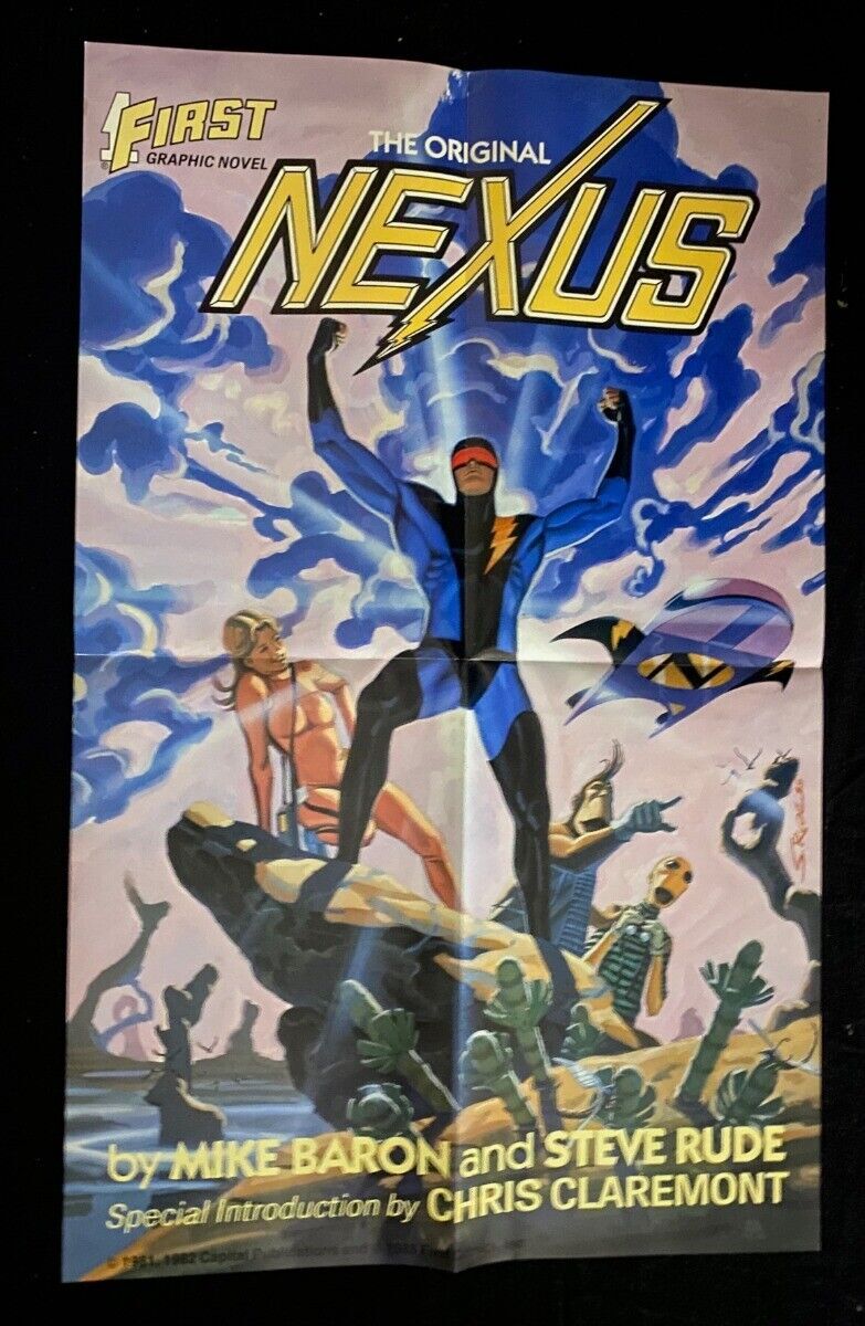 Nexus Original Comic Poster Steve Rude Mike Baron | Graphic Novels ...