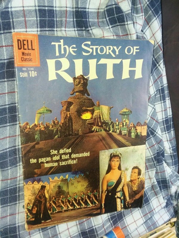 The Story Of Ruth 1960 Dell Comics Four Color 1144 Movie Classic