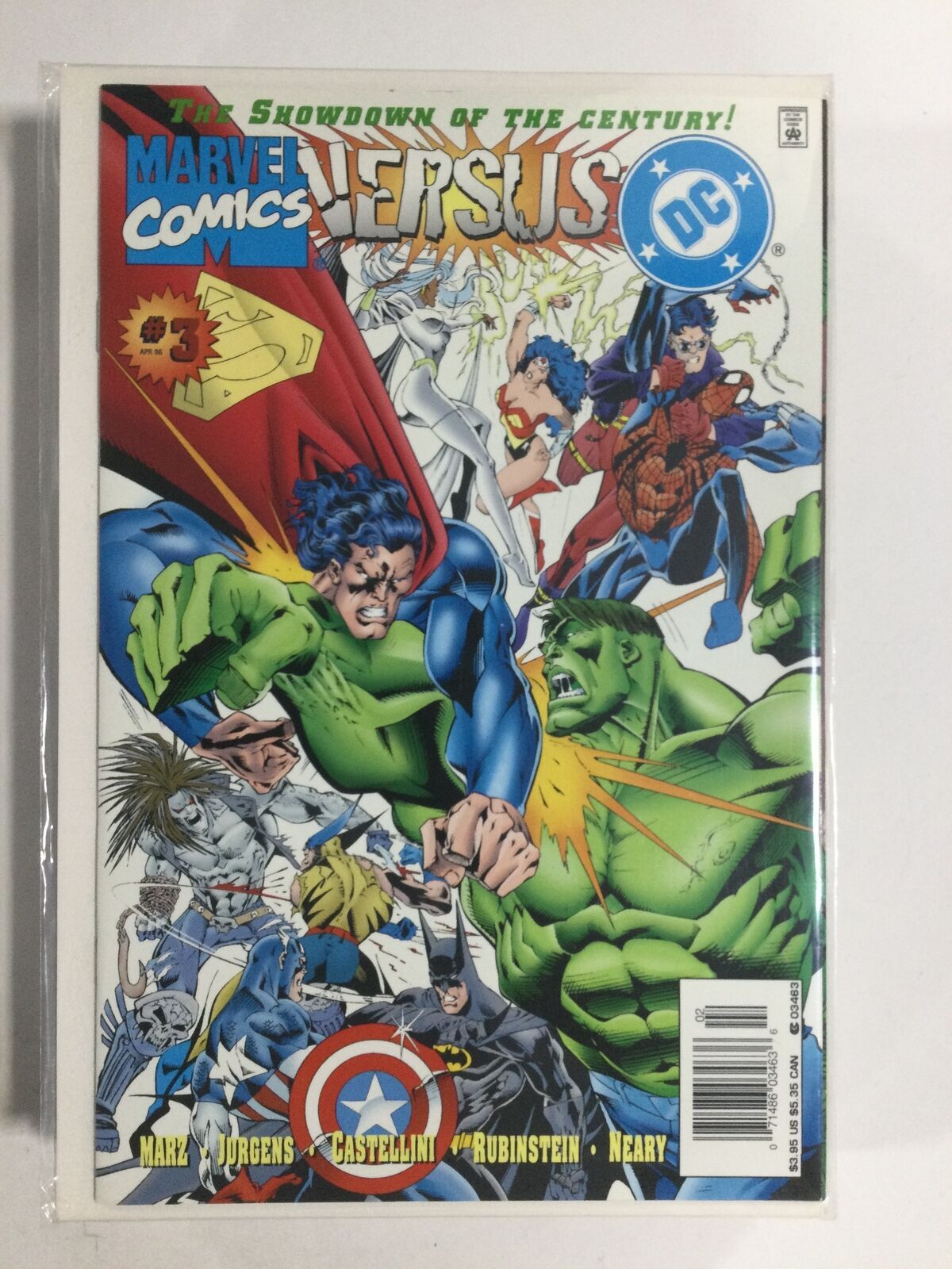 DC Versus Marvel/Marvel Versus DC #3 (1996) VF3B136 VERY FINE VF 8.0 ...