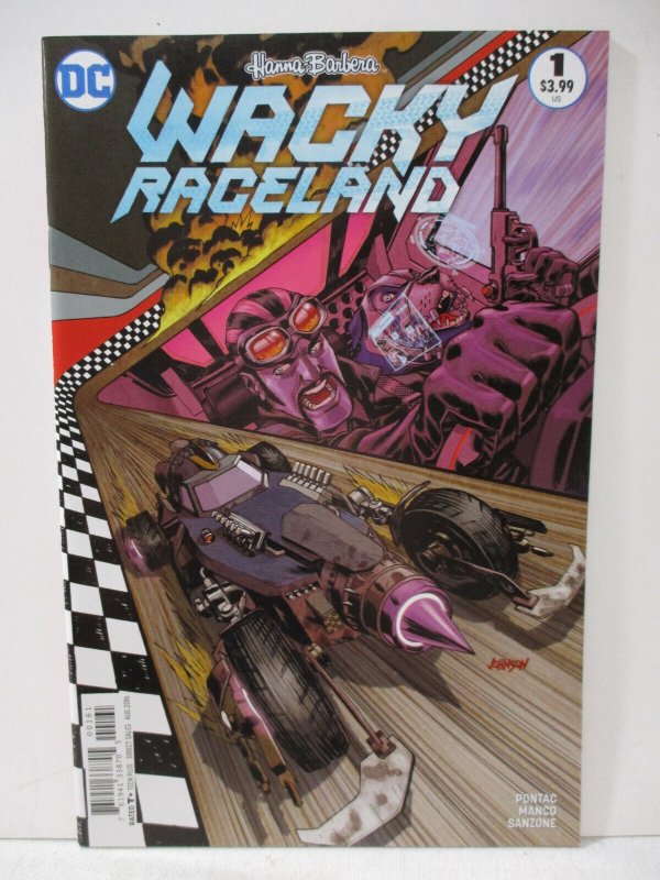 Wacky Raceland #1 Dave Johnson Variant Cover - Hanna Barbera / DC 2016 ...