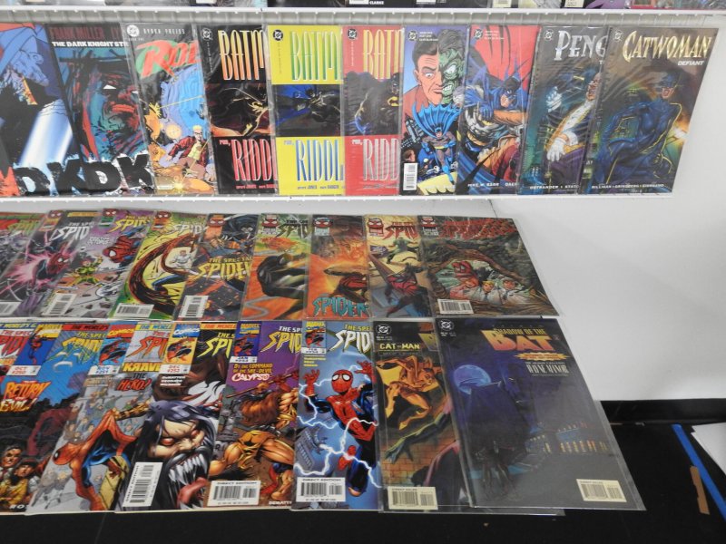 Huge Lot 160+ Comics W/ Shadow of The Bat, Batman, Spider-Man+ Avg VF ...