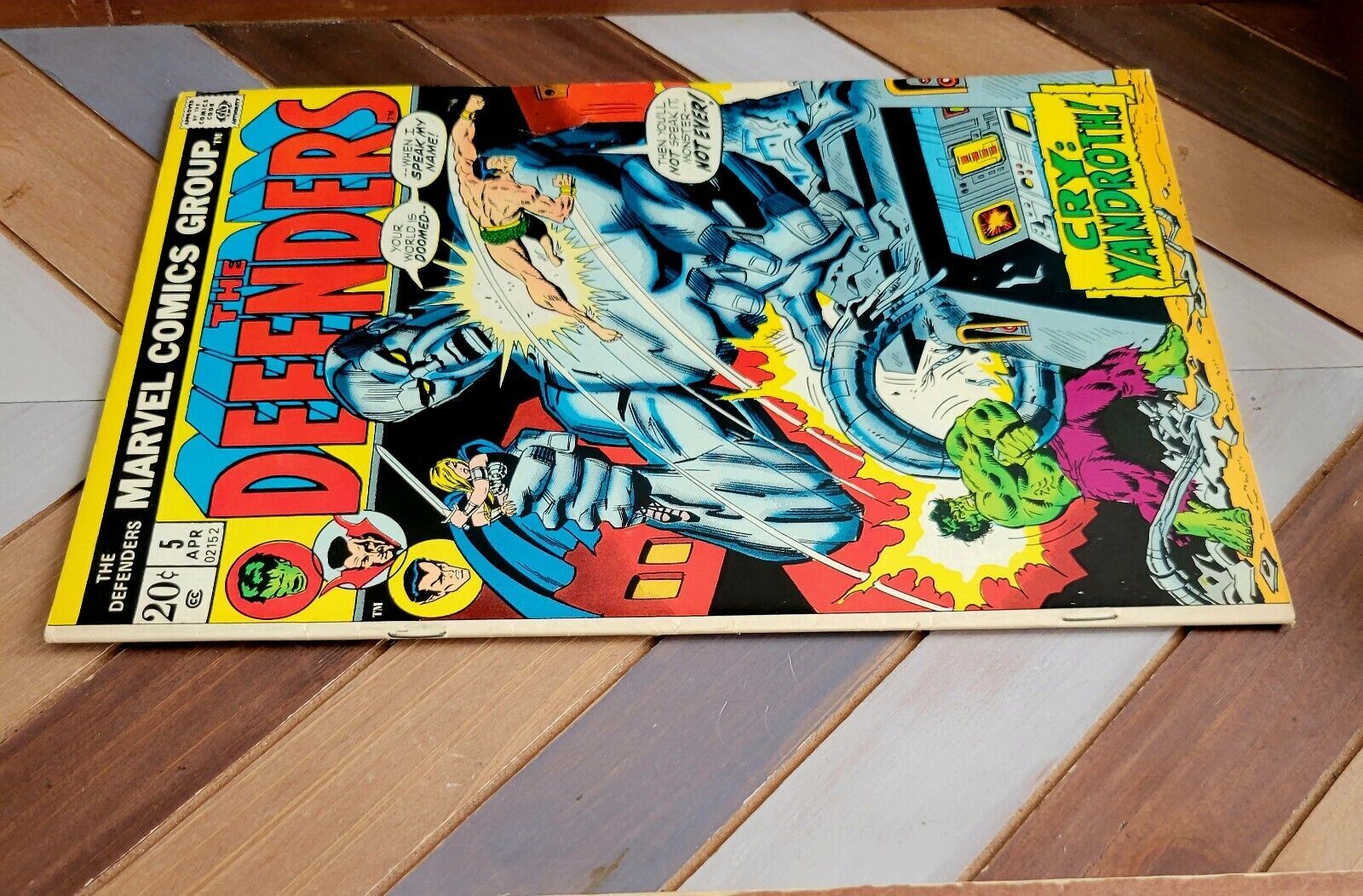 DEFENDERS #5 FN (Marvel 1973) Origin of VALKYRIE + Sub-Mariner, Hulk ...