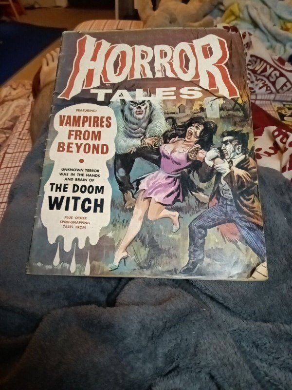 HORROR TALES JULY 1970 V 2 #4 Eerie Publishing COMIC MAGAZINE Bronze ...