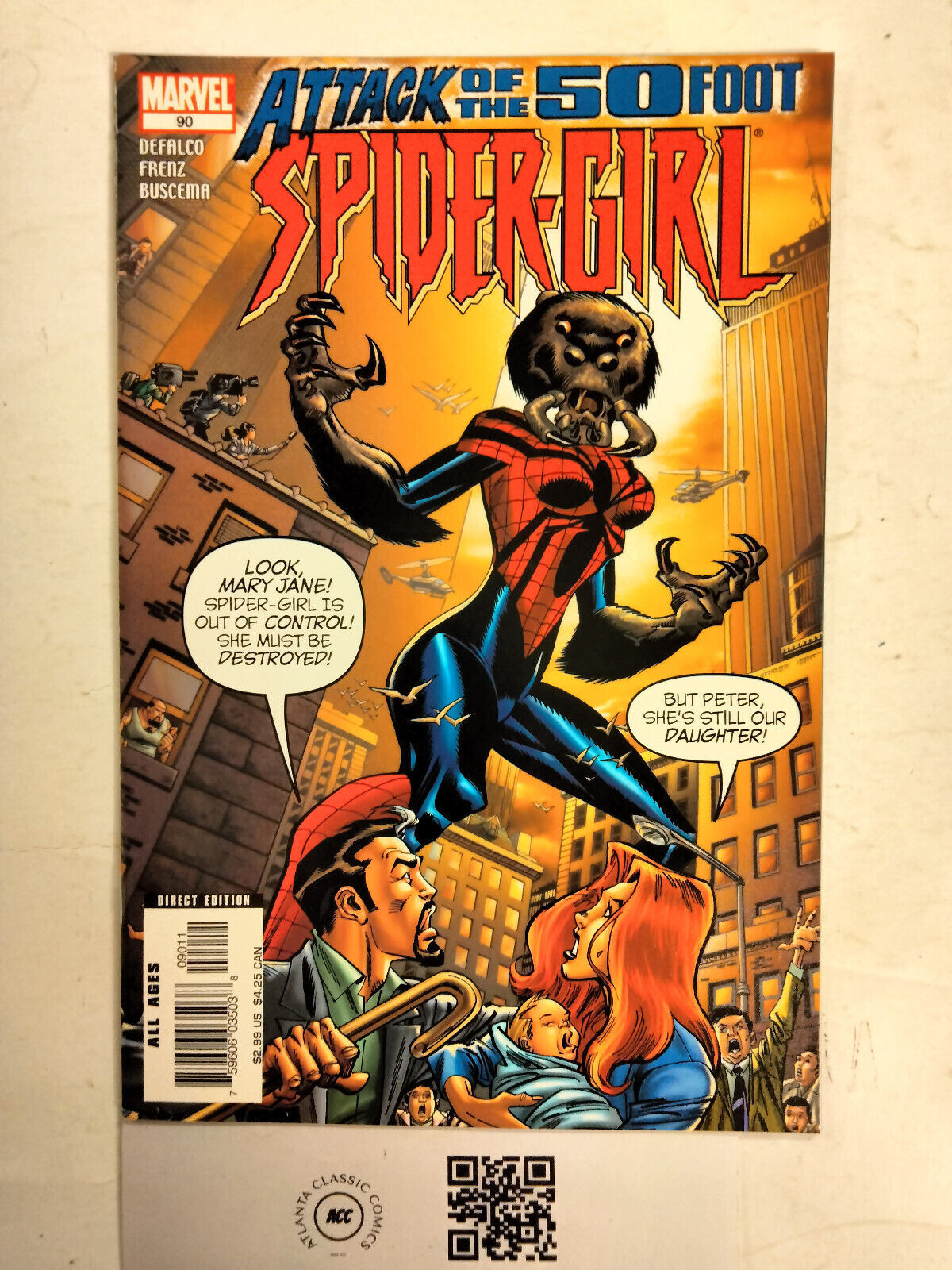 Spider-Girl #90 NM Marvel Comic Book Avengers Hulk Thor Spider-man 14 ...