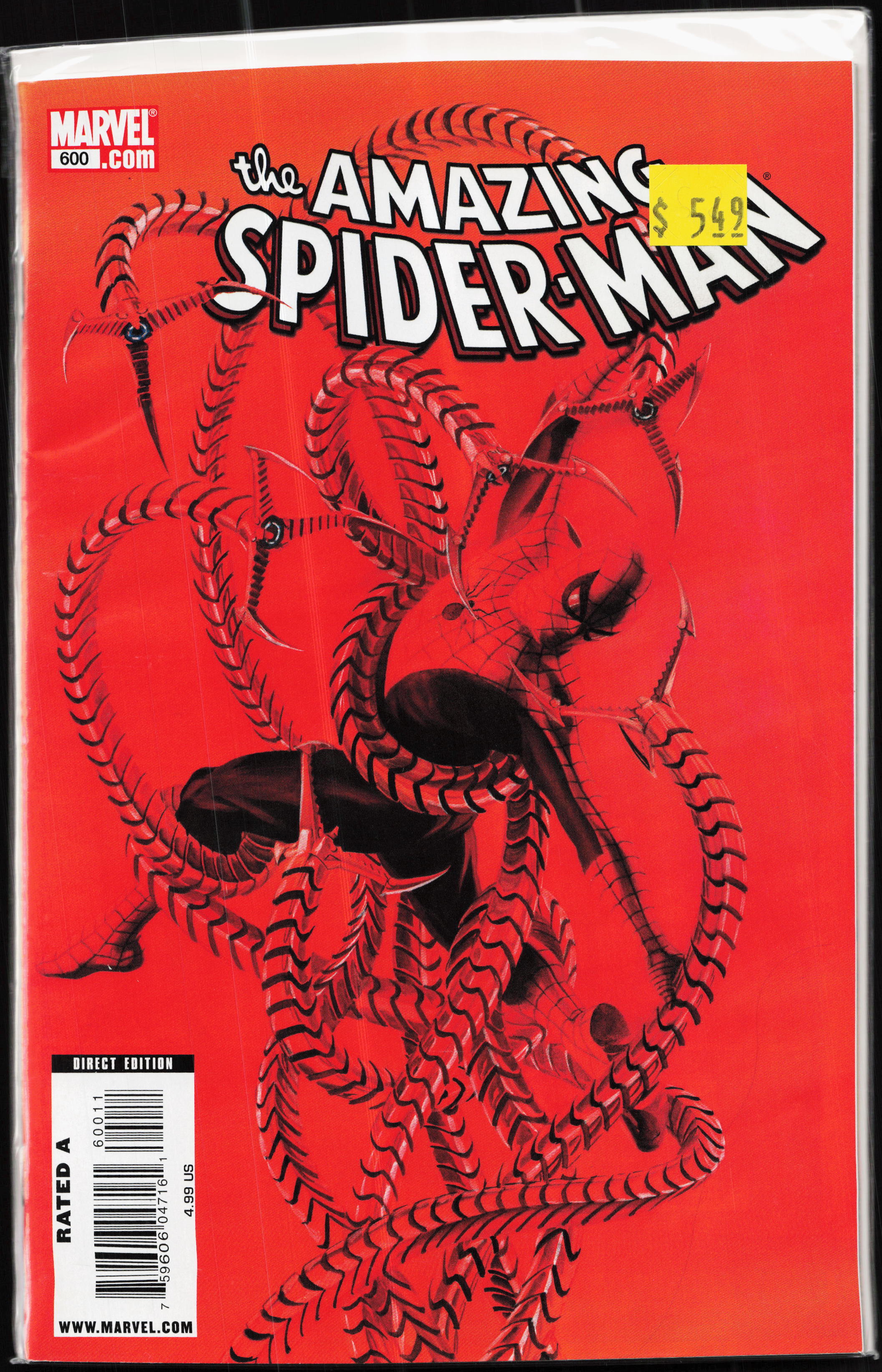 The Amazing Spider-Man #600 Ross Cover (2009) | Comic Books - Modern ...