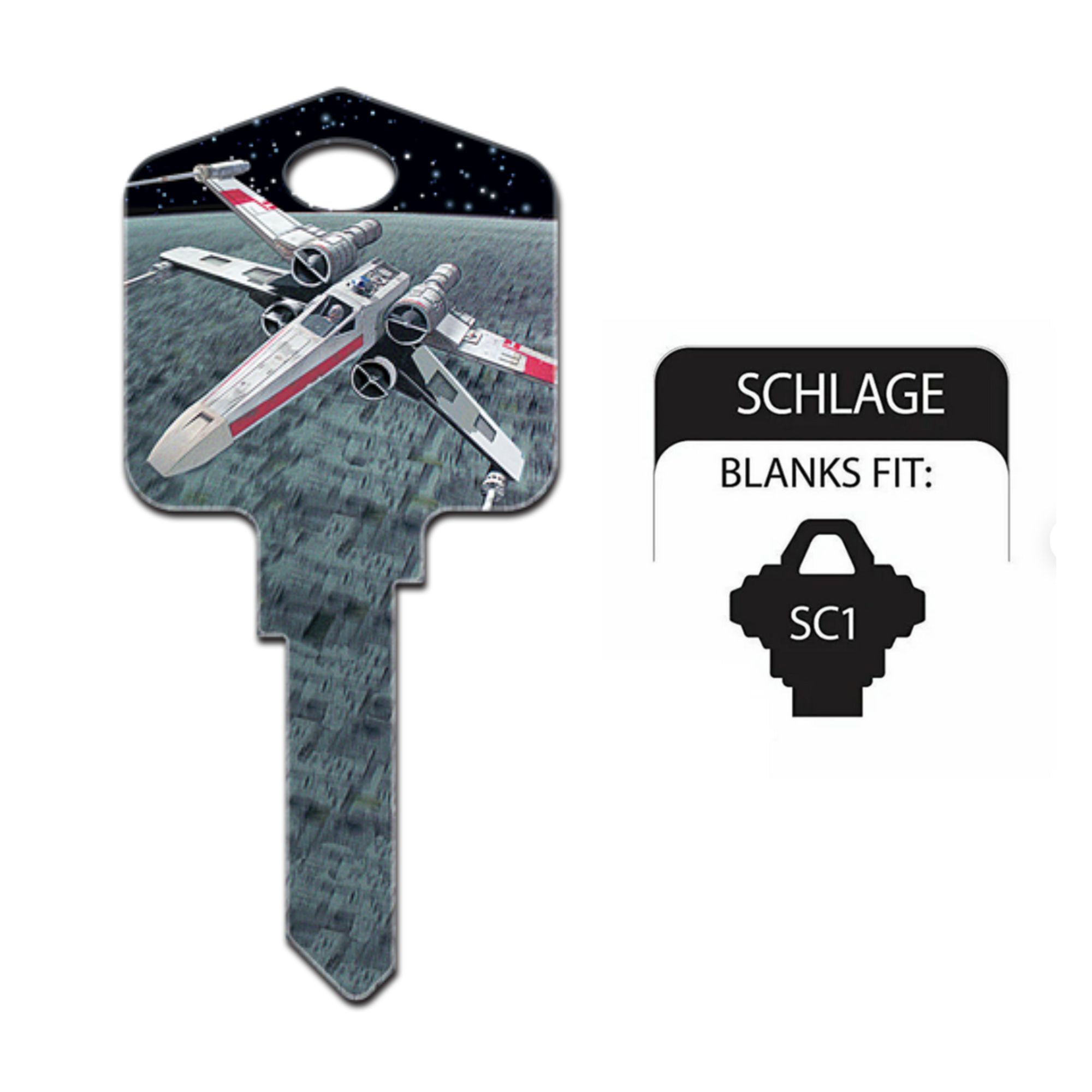Star Wars Key Blanks Schlage X-Wing Starfighter | Comic Collectibles ...
