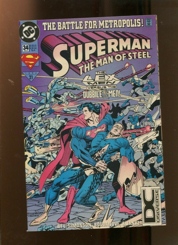 Superman #34 (7.0) LEX MEN VS 1994 | Comic Books - Modern Age, DC ...
