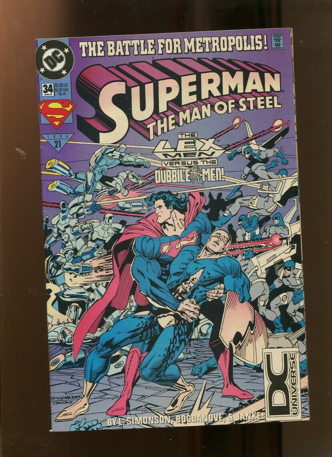 Superman #34 (7.0) LEX MEN VS 1994 | Comic Books - Modern Age, DC ...