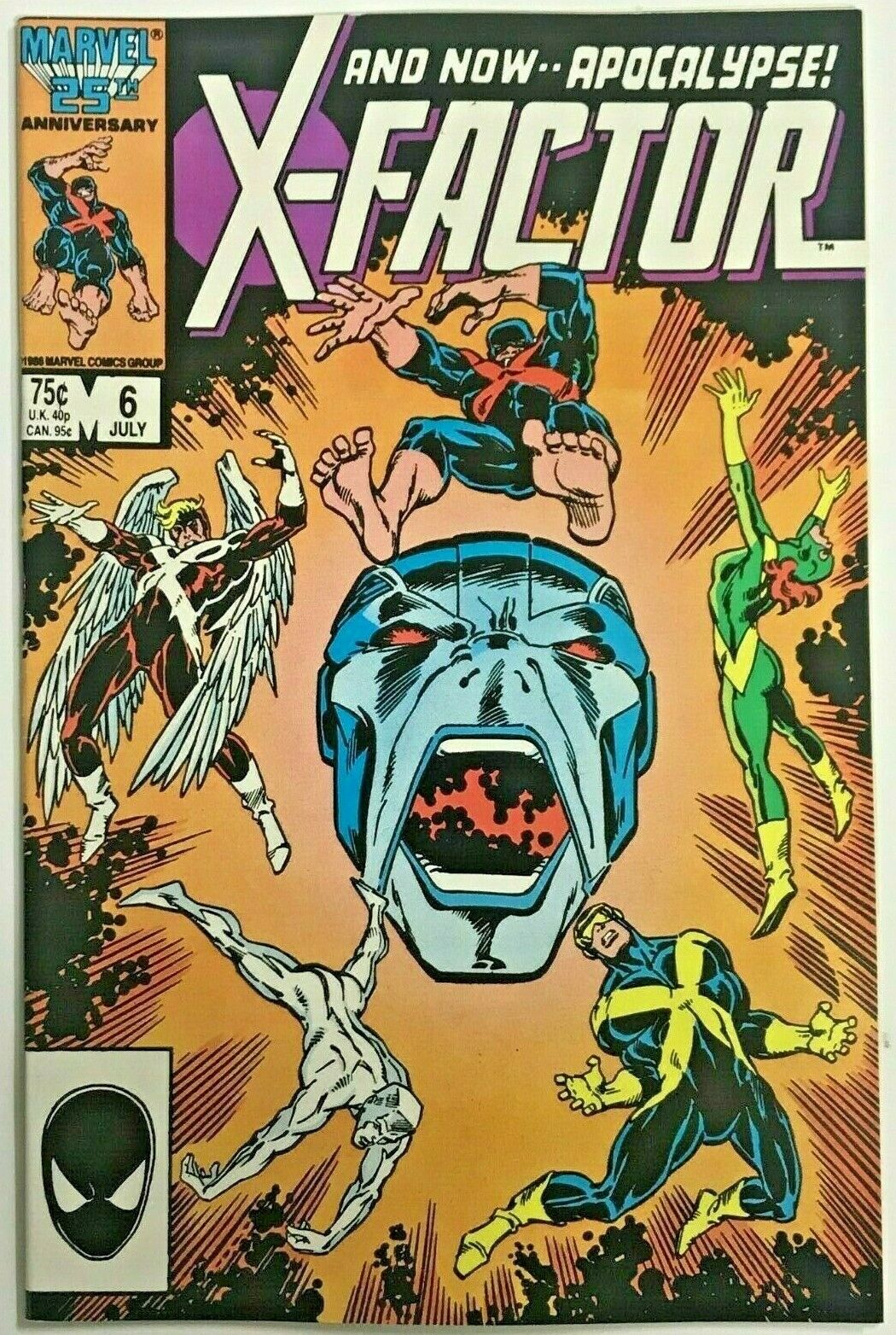 X-Factor#6 VF/NM 1986 First Apocalypse Marvel Comics | Comic Books ...