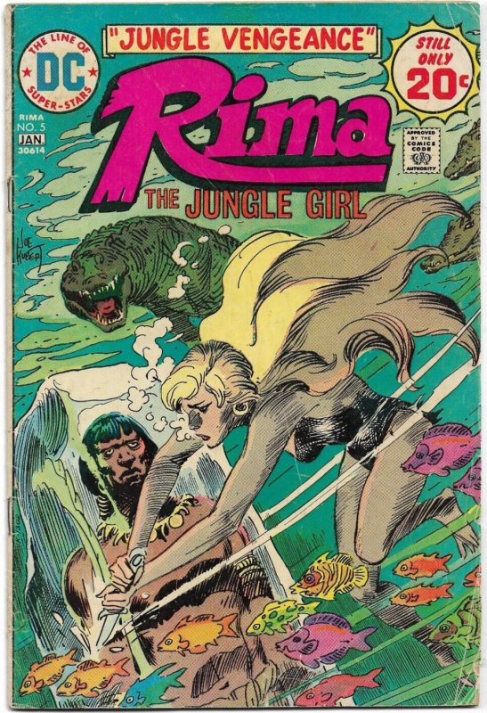 Rima the Jungle Girl#5 VG/FN 1974 DC Bronze AGE Comics | Comic Books ...