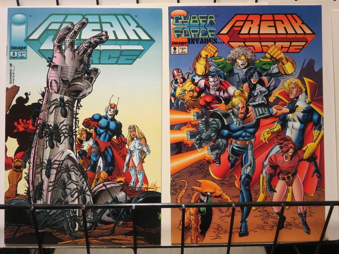 FREAK FORCE (1993 IMAGE) 8-9; Cyberforce x-o | Comic Books - Modern Age, Image Comics, Superhero ...