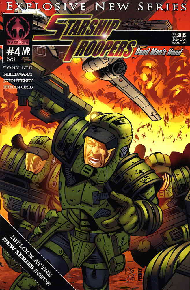 Starship Troopers: Dead Man's Hand #4B FN ; Markosia | Comic Books ...