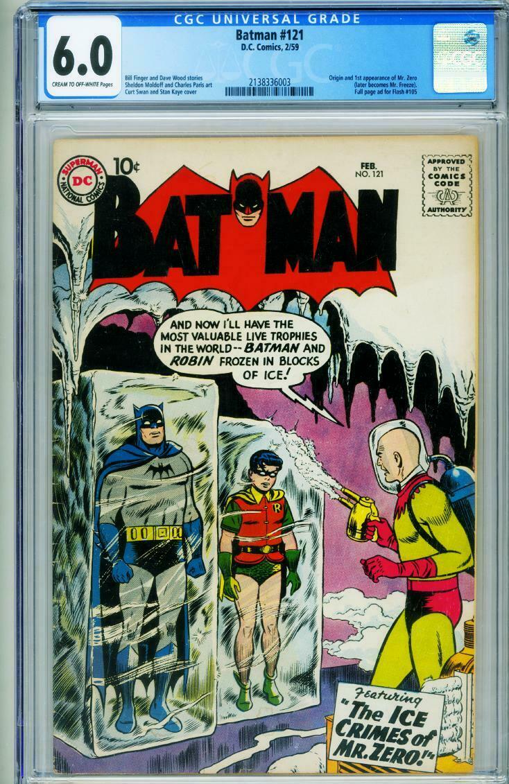 Batman #121 CGC 6.0-1959-First MR. Freeze-Key-2138336003 | Comic Books ...