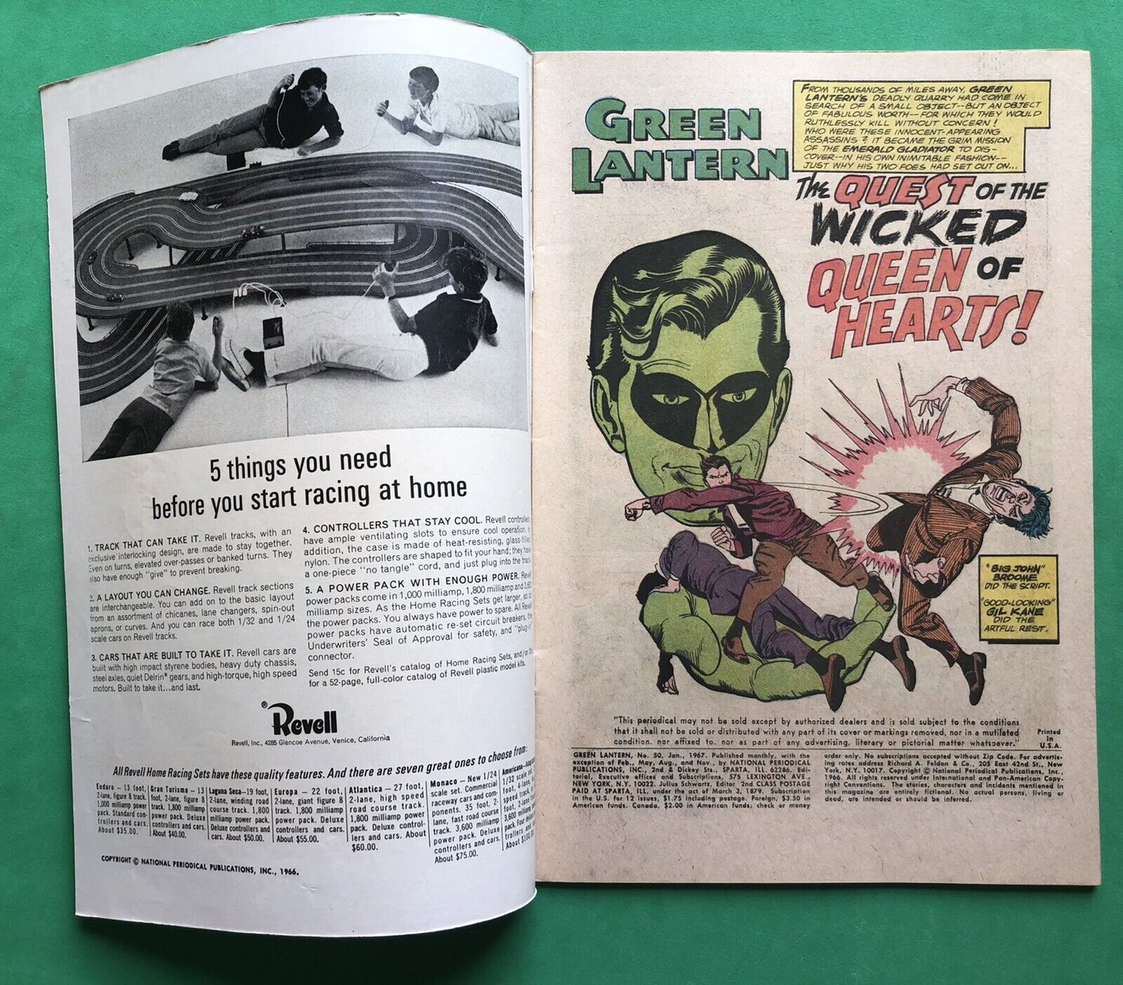 Green Lantern #50 (1967) 1st Appearance of Thraxon (The Powerful ...