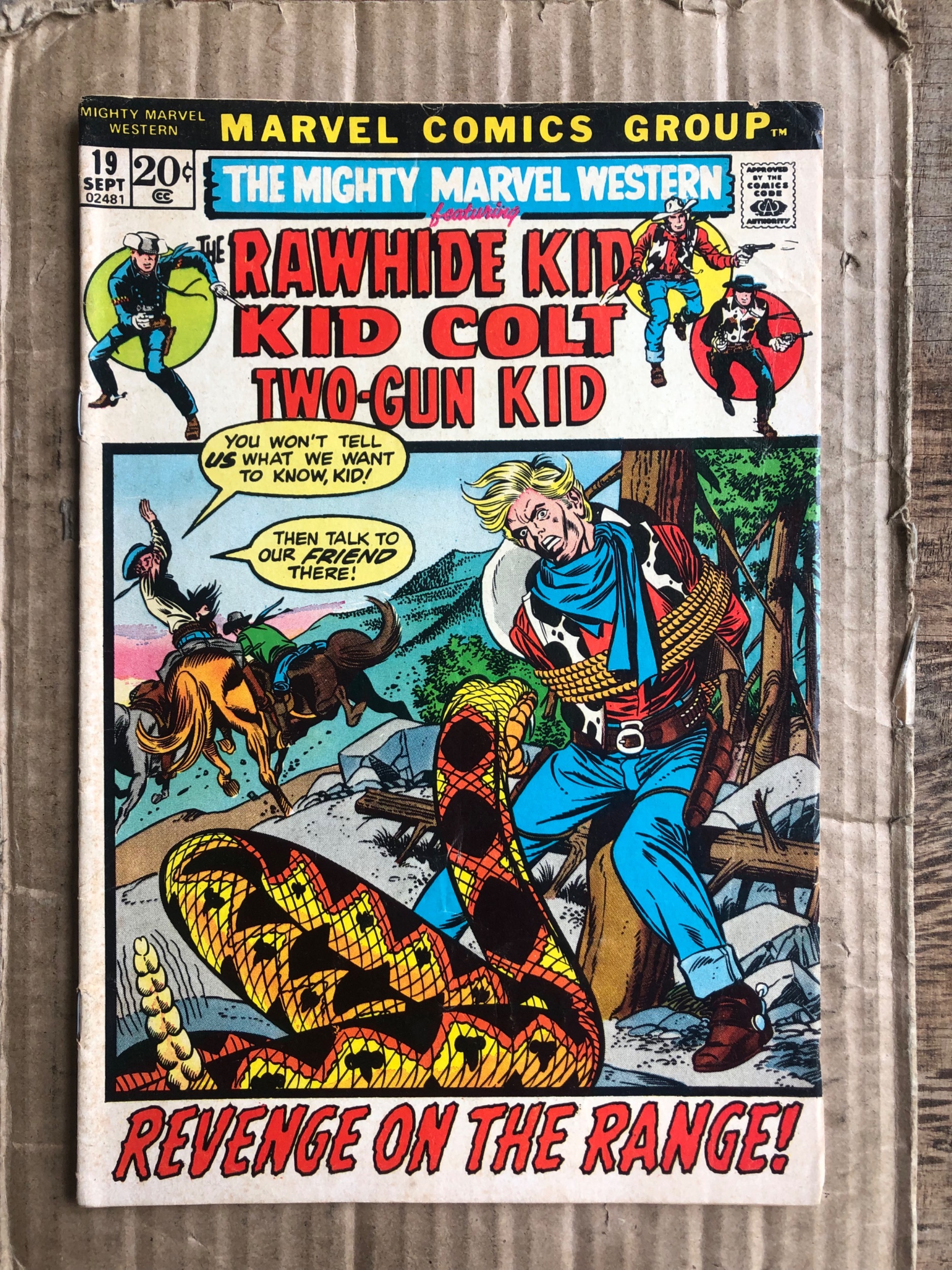 The Mighty Marvel Western #19 (1972) | Comic Books - Bronze Age, Marvel ...