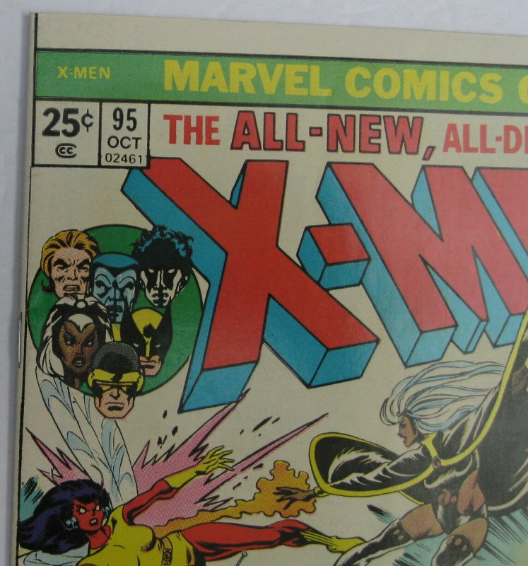 X-Men #95 (Oct 1975, Marvel), VFN-NM condition (9.0), Death of ...