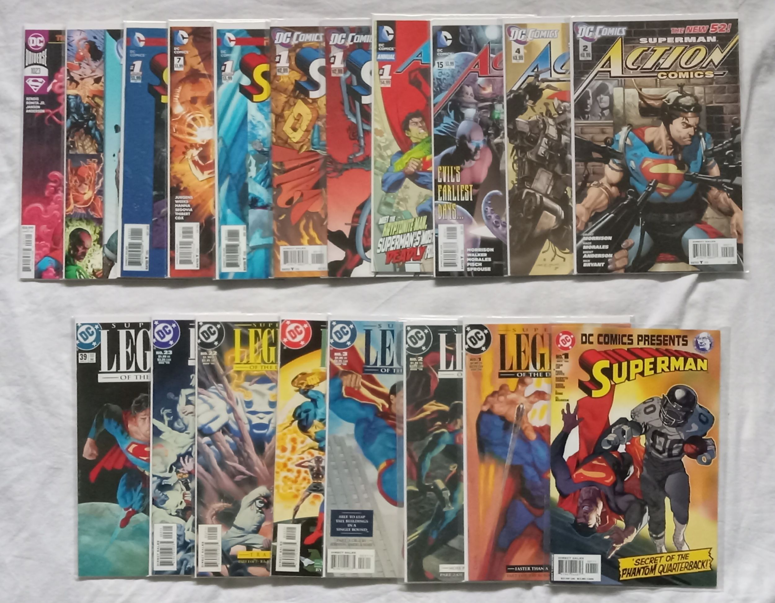 Superman family set of 19 New 52 modern age comics #1 Supergirl ...