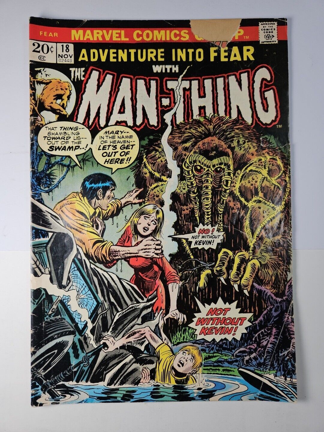 Adventure into Fear Man-Thing #18 GD- 1973 Marvel Comics C169A | Comic ...