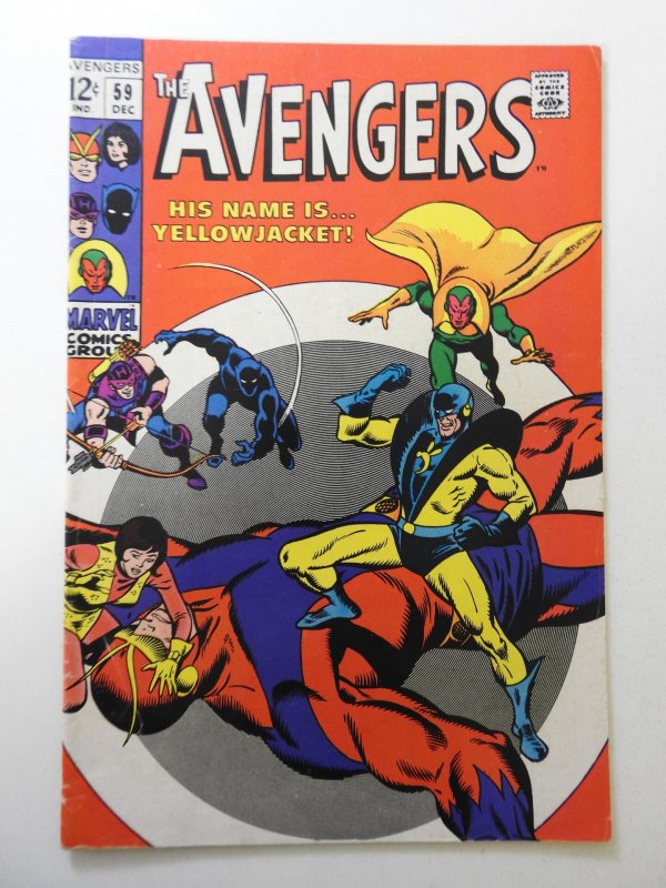 The Avengers #59 (1968) VG/FN Condition! First appearance of ...