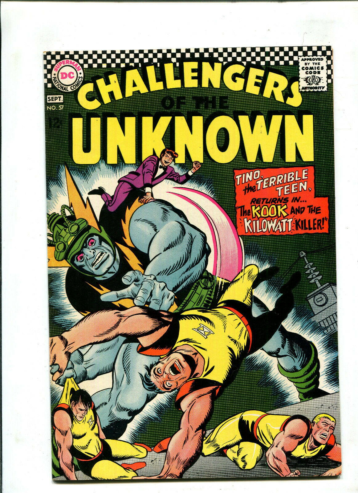 1967 Challengers of the Unknown #57 the Kilowatt Killer (6.0) | Comic ...