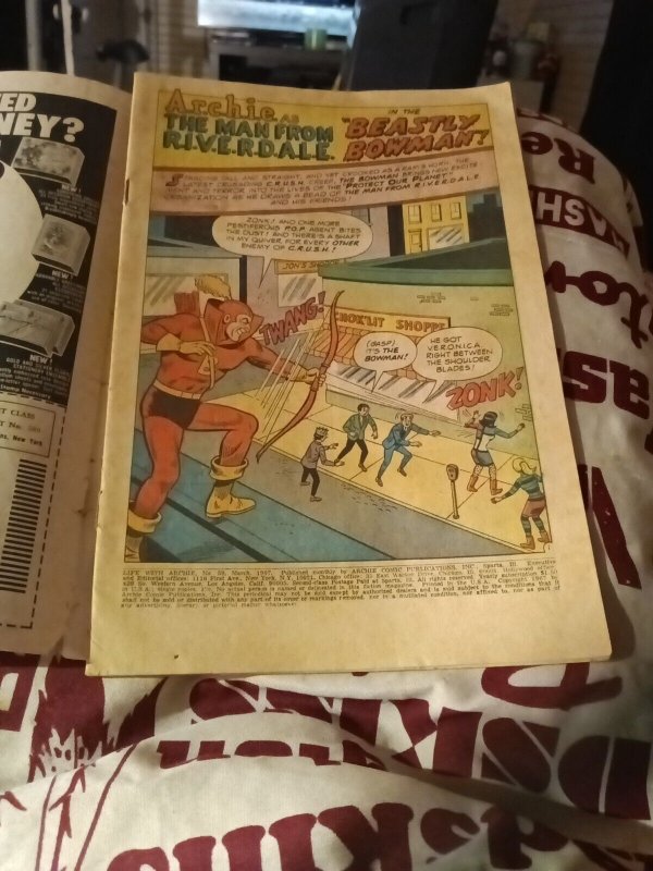 Life With Archie # 59 March 1967 Archie Comics MAN From Riverdale Uncle ...