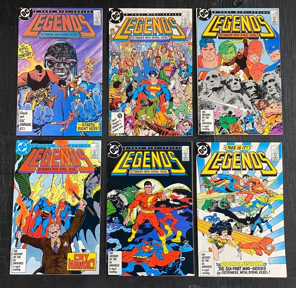 Legends (1986) #'s 1 2 3 4 5 6 Complete NM (9.4) Lot John Byrne | Comic Books - Modern Age ...